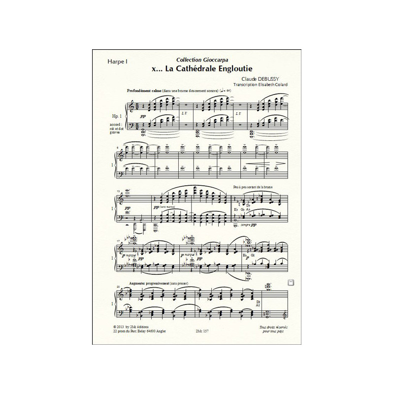 La Cathédrale engloutie - Debussy pour 2 harpes